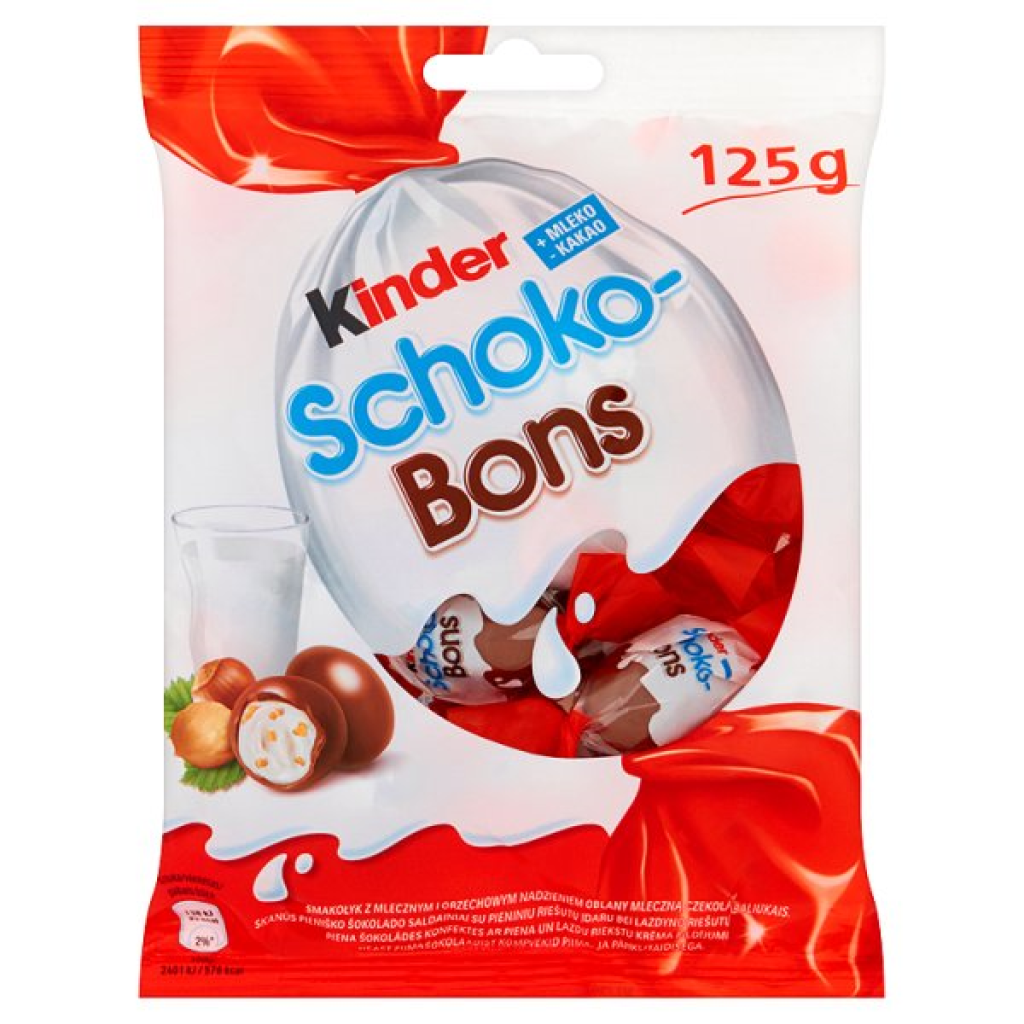 Kinder - Schoko - Bons 125gx16 - Premier Polmarex