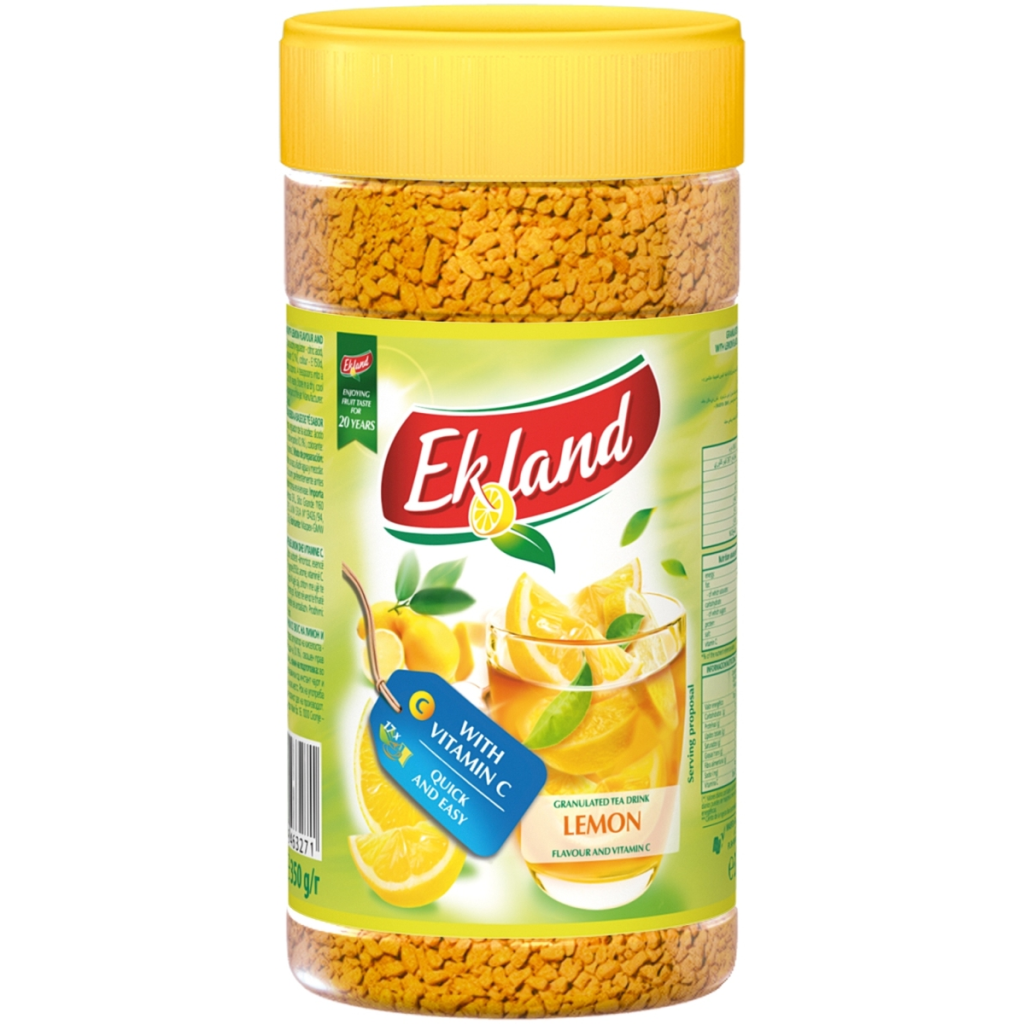 Lemon Granulated Instant Tea 350g (6 pack) | Ekoland | Premier Polmarex